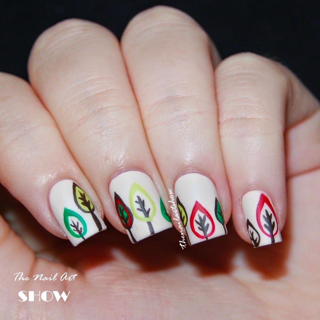 The Nail Art Show: Abstract Christmas Trees