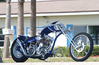 biker excalibur II: bike unicorn by Chica Custom Cycles