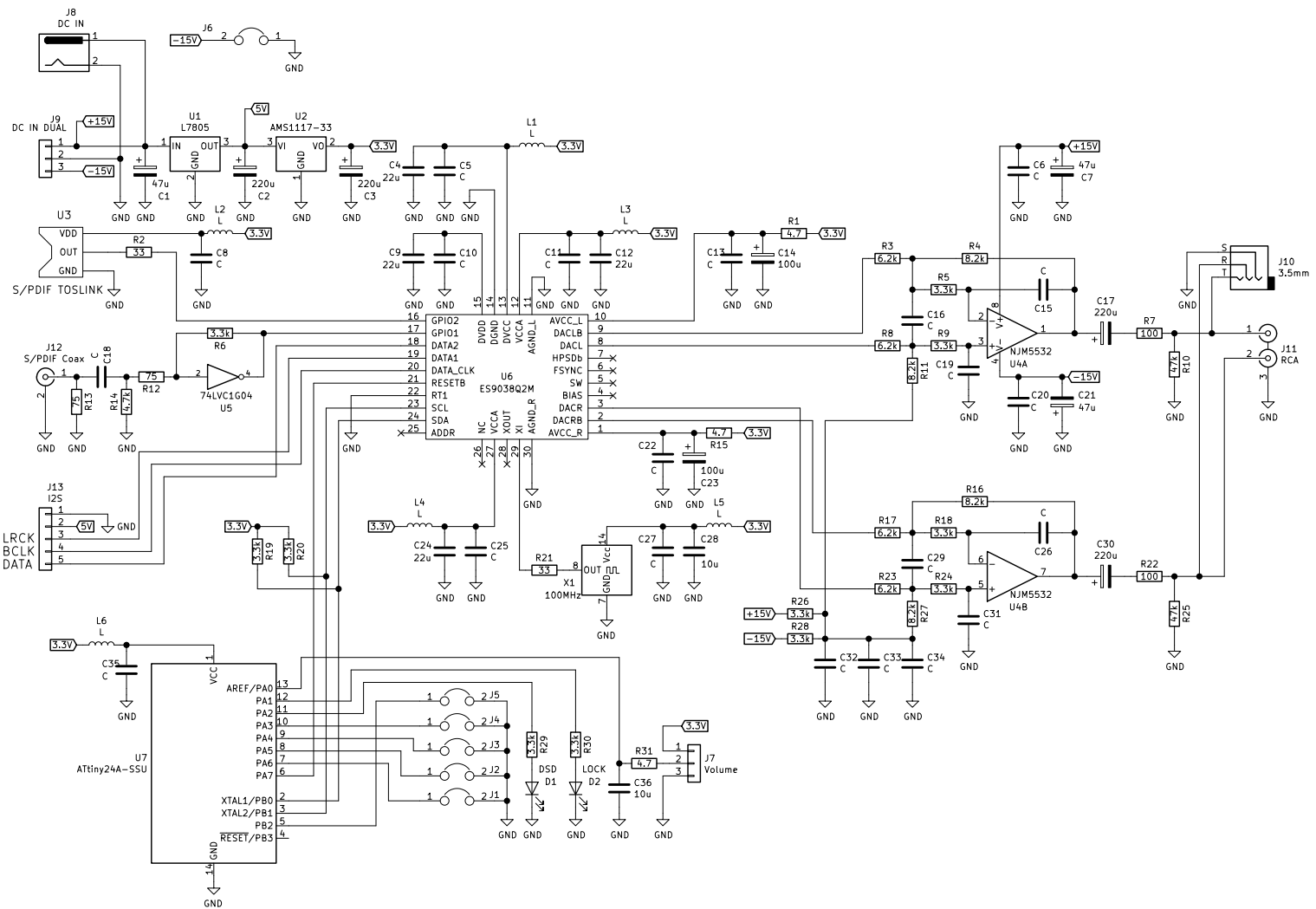 JO4EFC/1 の備忘ブログ: ES9038Q2M DAC基板を購入