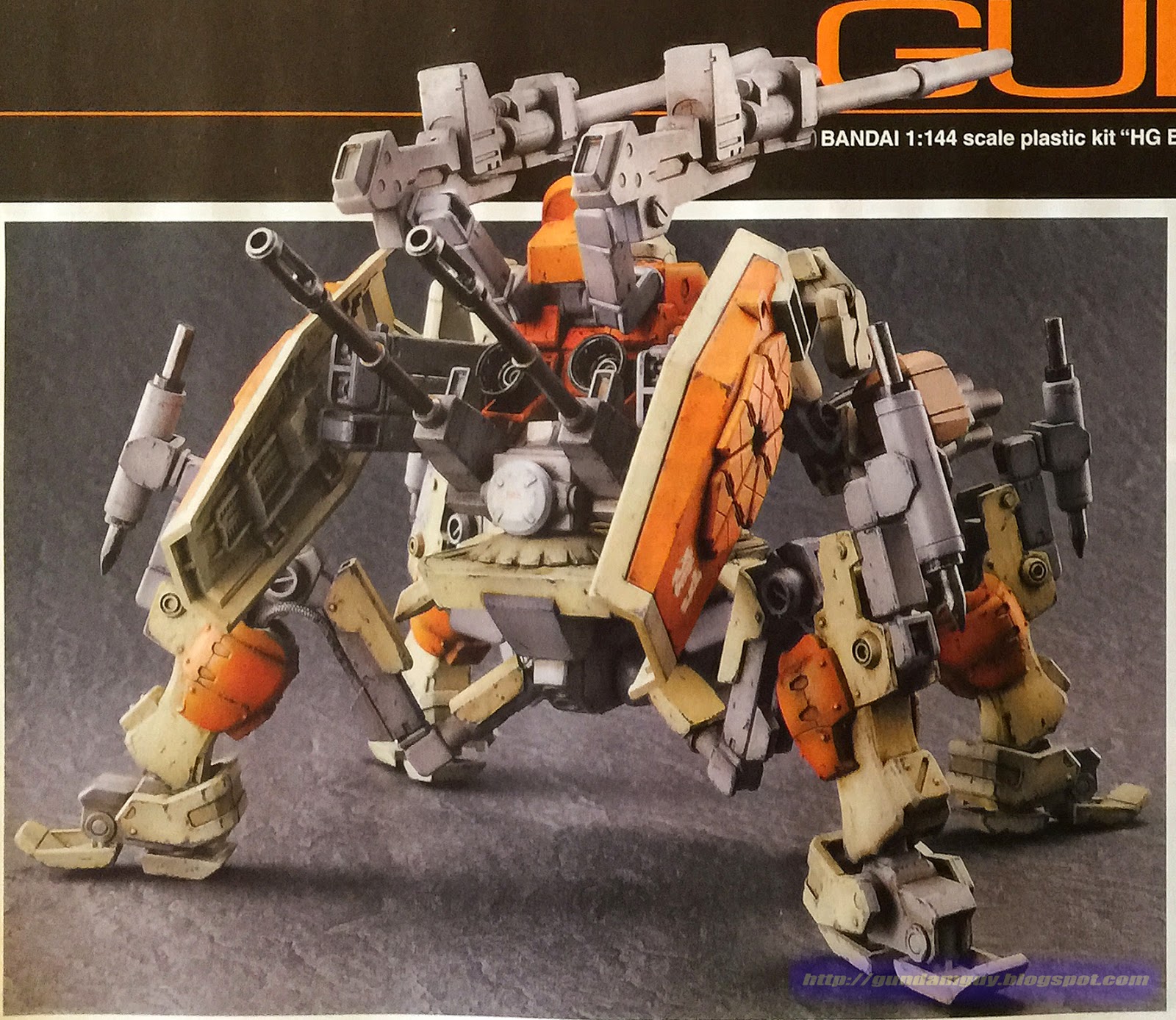 GUNDAM GUY: 1/144 GUN-LEG - Custom Build