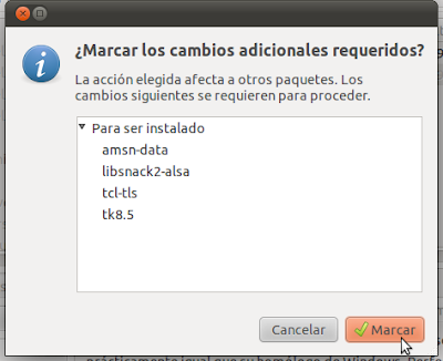 Computación para Todos: Instalando AMSN en Ubuntu : SYNAPTIC y GKSU