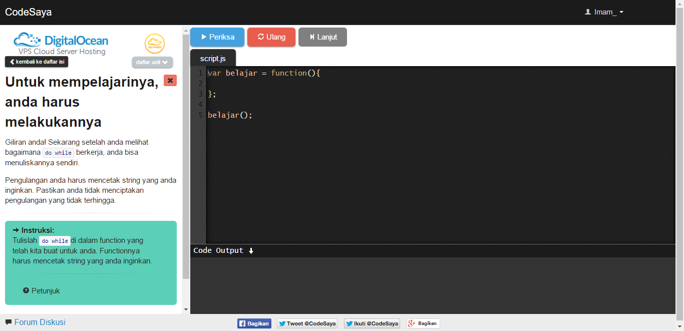 Tempat Kursus Online Buat Belajar Javascript PHP Python GIT | Ngasal Blog