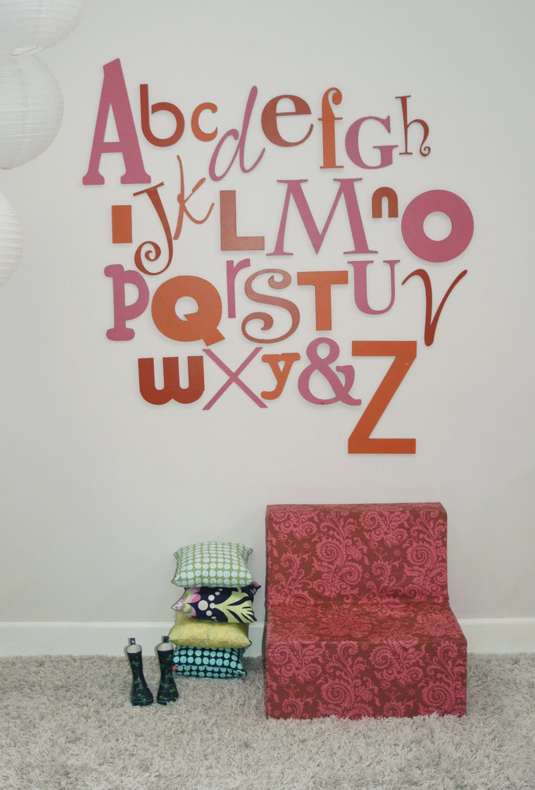 An alphabet on your wall... | nooshloves