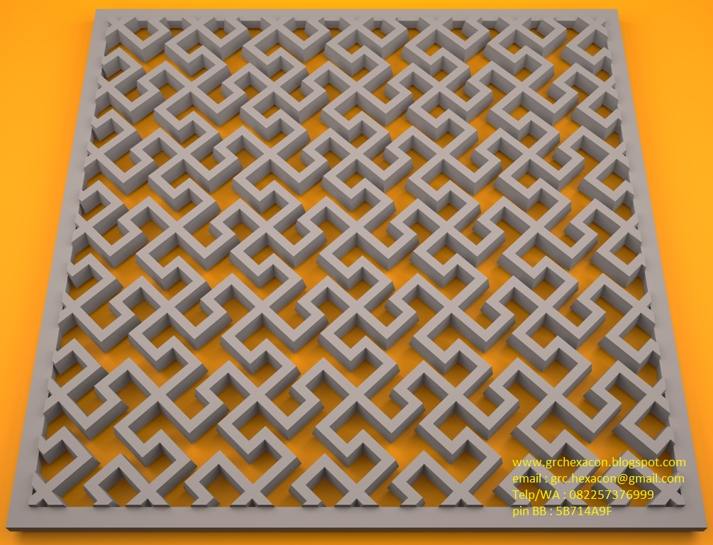 GRC HEXACON INDONESIA : 7 Desain Krawangan GRC motif Toraja by GRC Hexacon