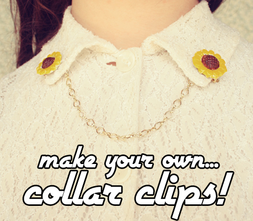 The Pineneedle Collective: DIY Sweater/Collar Clips Tutorial