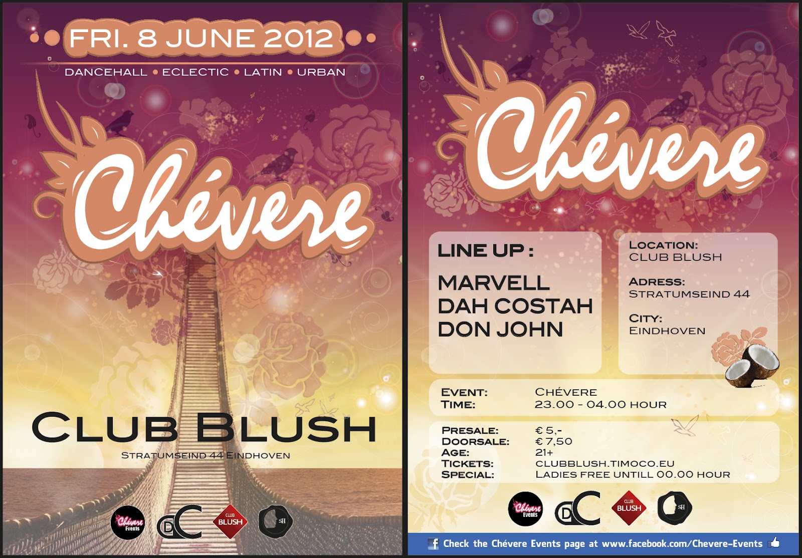 Chicks on the Go: EVENT | Chévere 8 juni @ Club Blush