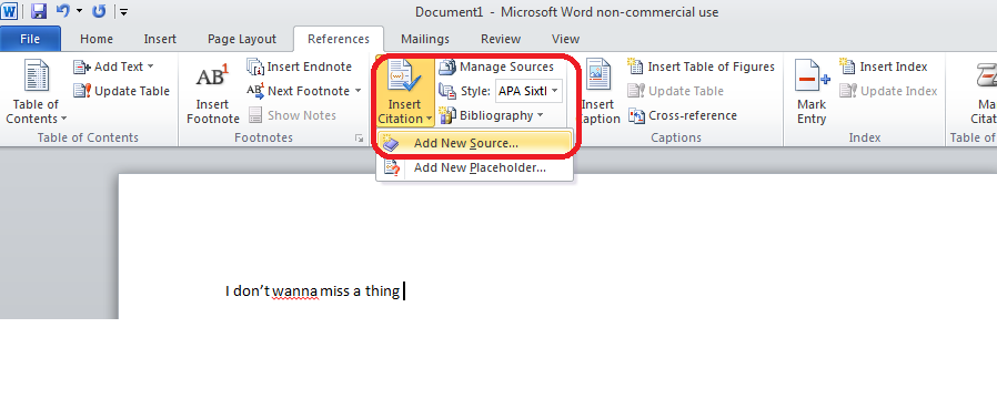 How to insert a citation word 2010 - mevaleader
