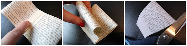 Lovely book page DIY ~ Lacey in Love