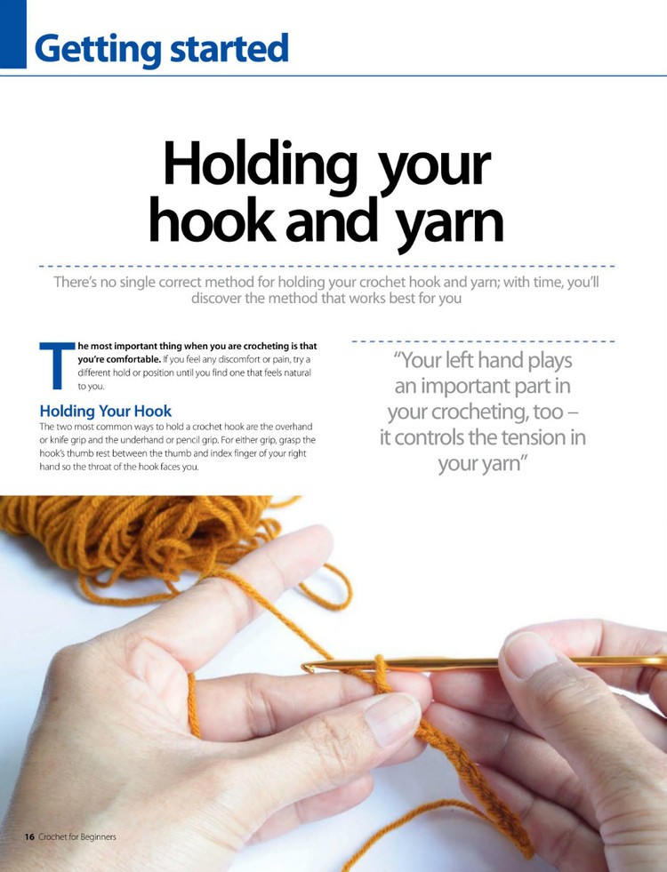 Crochet for beginner magazine | knitting and crochet