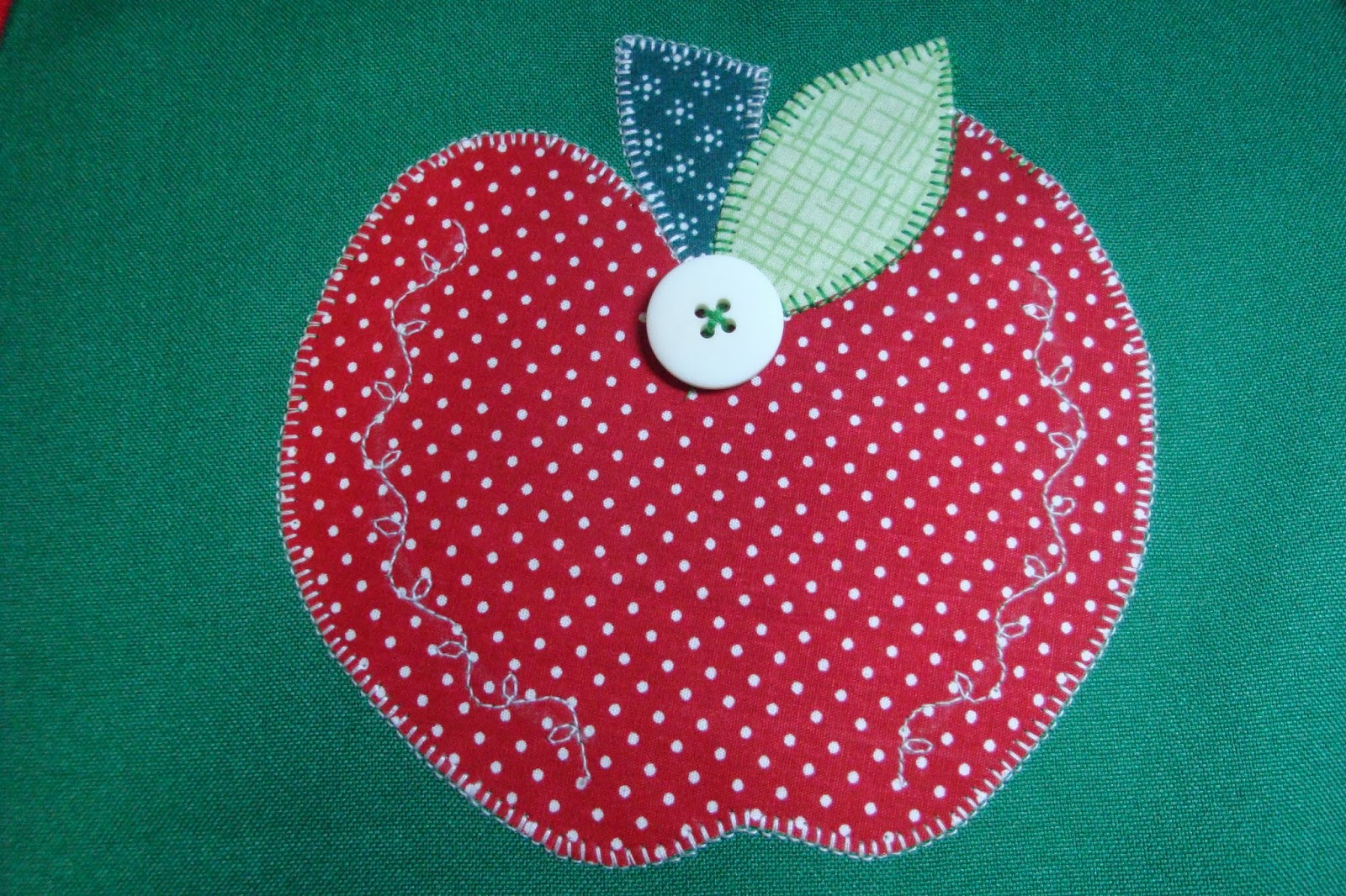 COSTURINHA: Maça de patch aplique