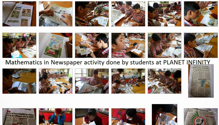 Mathematics in Newspaper activity - Abimbers