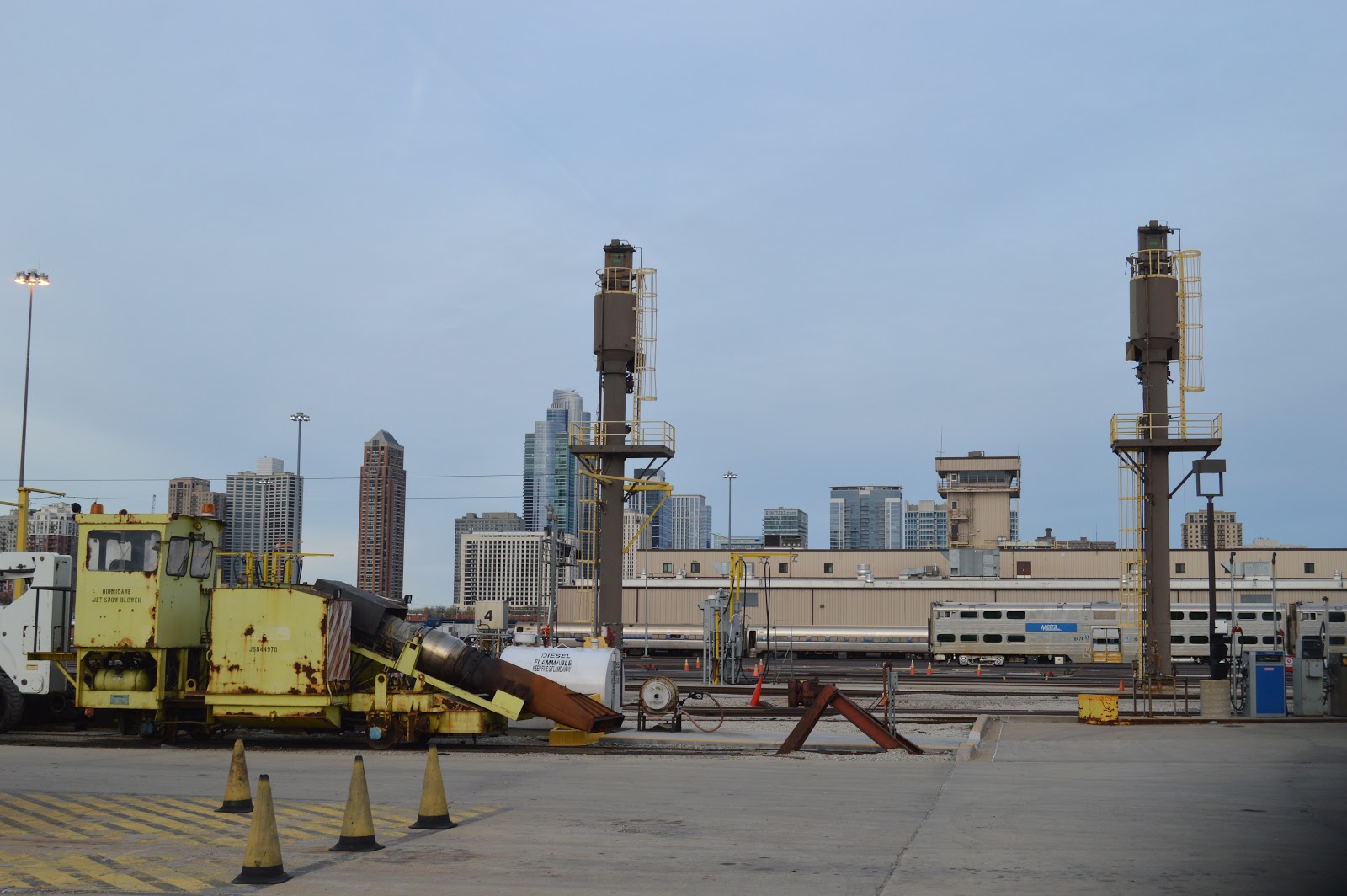 Industrial History: My Photos of Amtrak Chicago Yard and Steam Power Plant