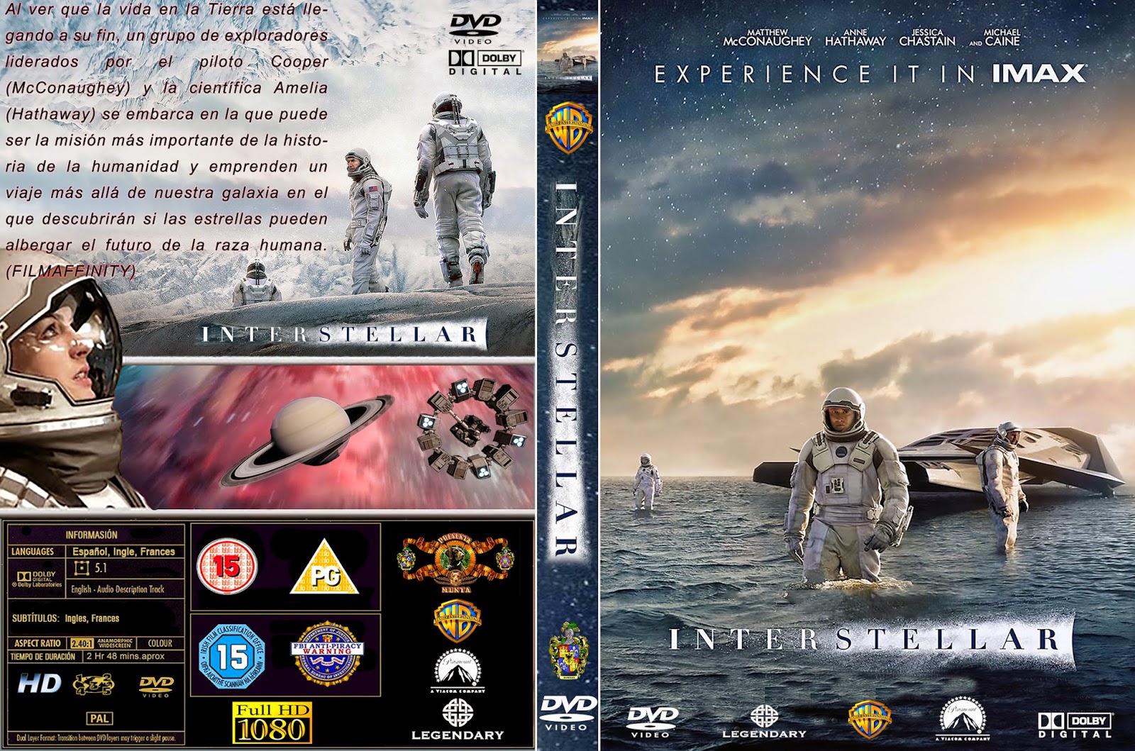 Caratulas y etiquetas: Interstellar