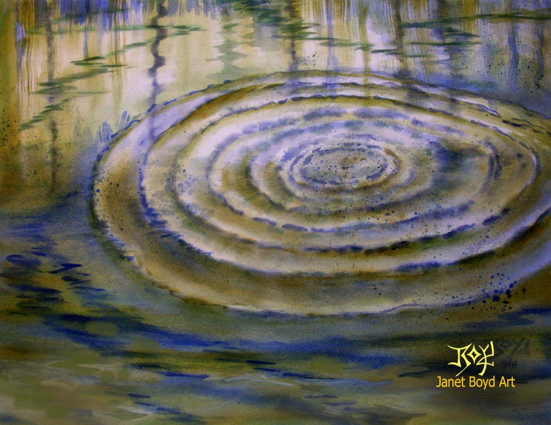 JanetBoydArt: Concentric Circles and Brief Synopsis of My Art Practice