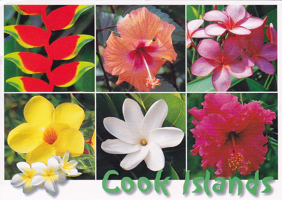 Postcard A La Carte: Cook Islands - Flowers