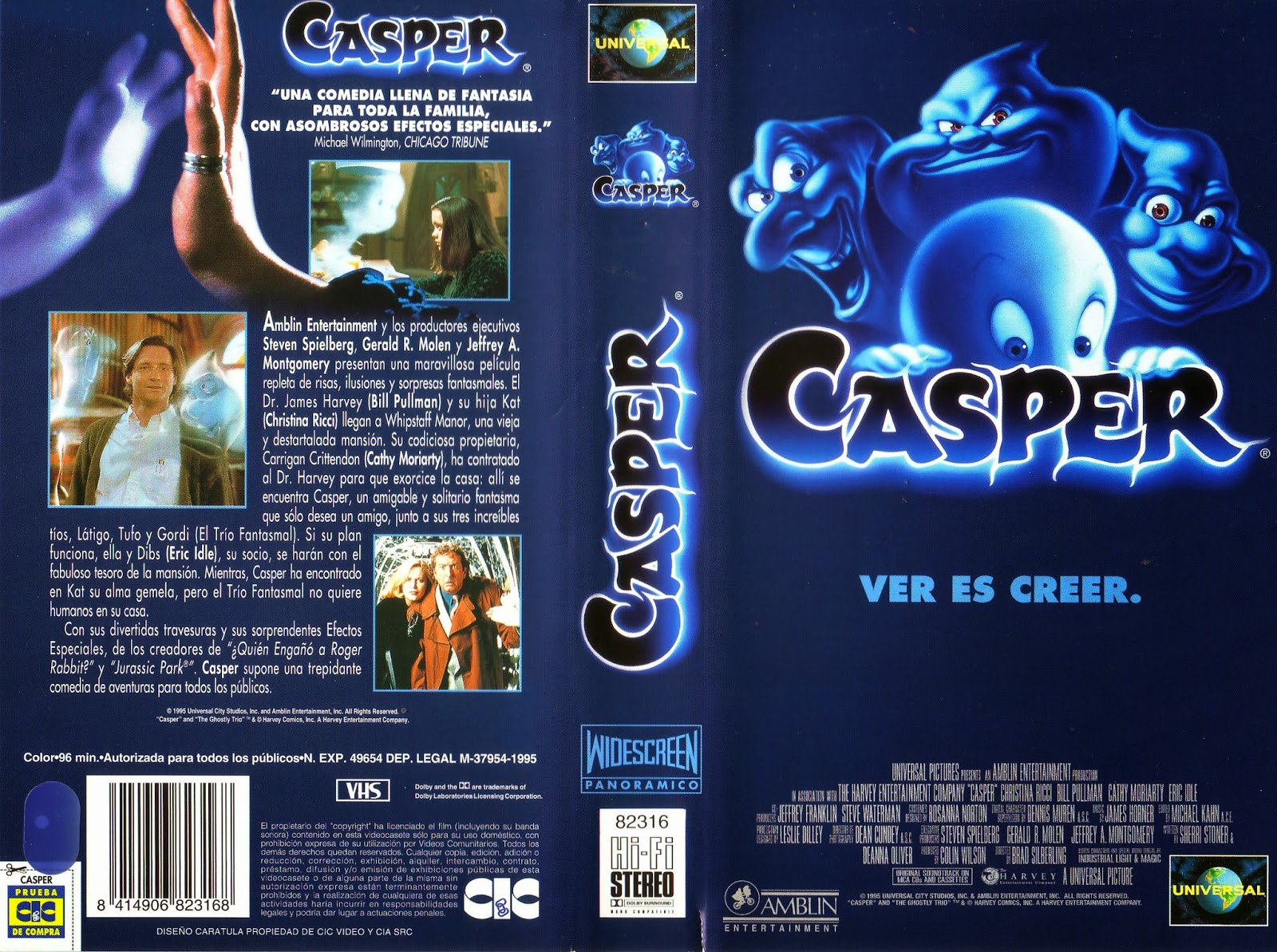 EL DESCUBRIMIENTO DE LAS PELICULAS AJENAS A DISNEY: Casper