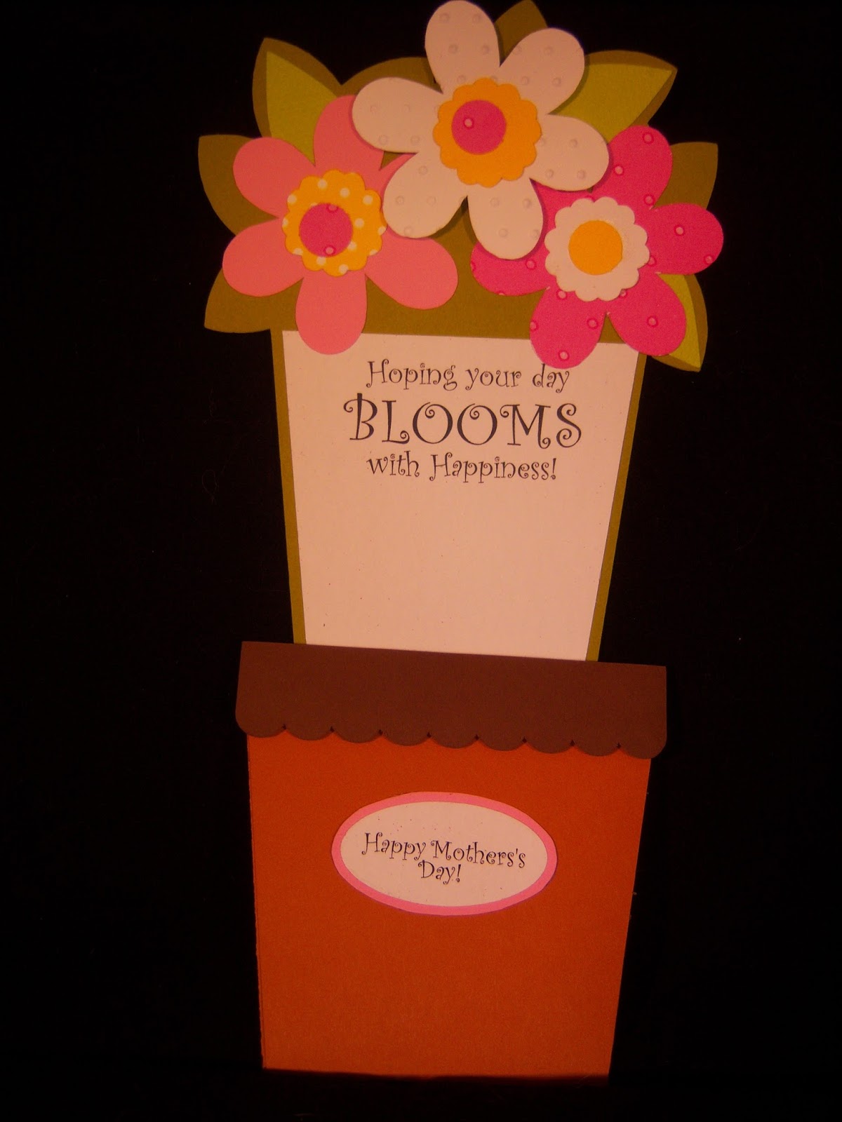 Scrap-n-Sew Granny: Mother's Day Flower Pot Card