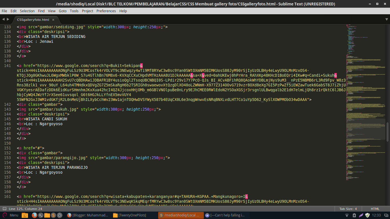 CSS : Membuat gallery gambar dengan CSS - SEMI-SCRIPT