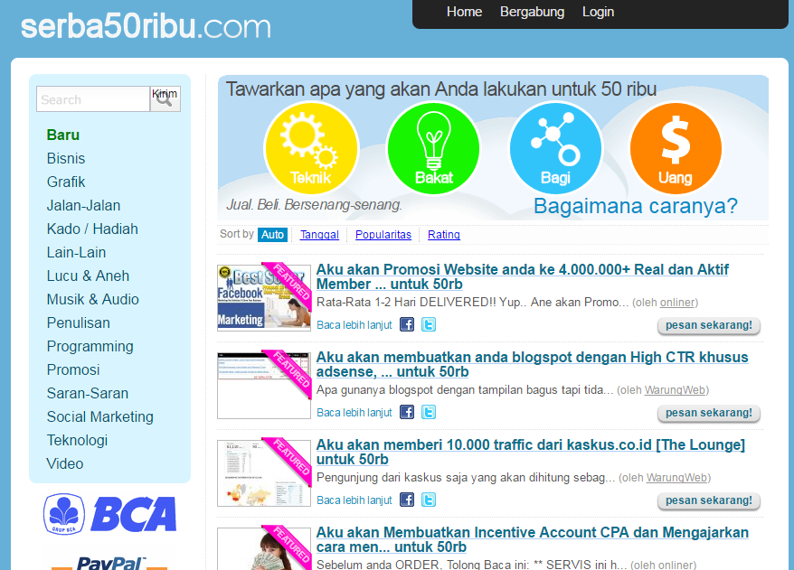 sulit mencari pekerjaan ? 4 Situs ini dari Freelancer bisa anda coba