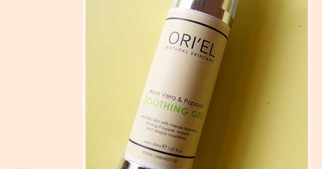 Review ORI'EL Soothing Gel Aloe Vera and Papaya