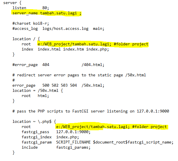 Multiple Virtual Host Nginx Windows ~ Jhony Dev Multiple Virtual Host Nginx Windows ~ Jhony Dev
