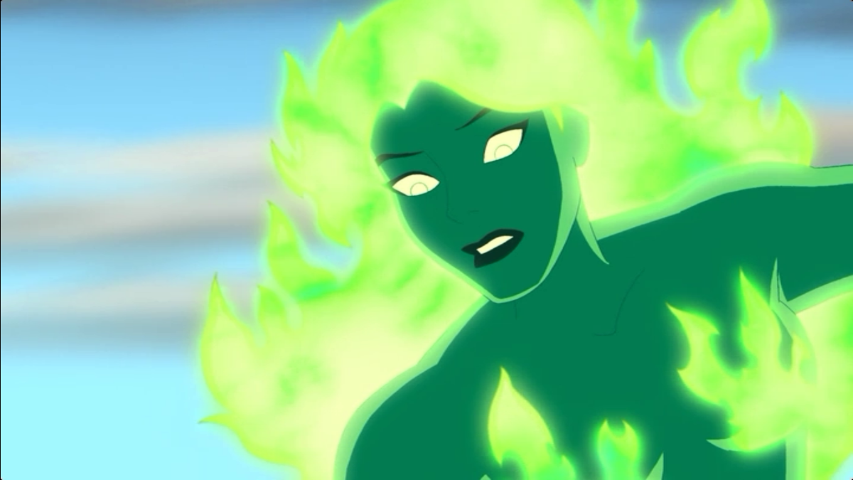 Anime Feet: Justice League Unlimited: Fire