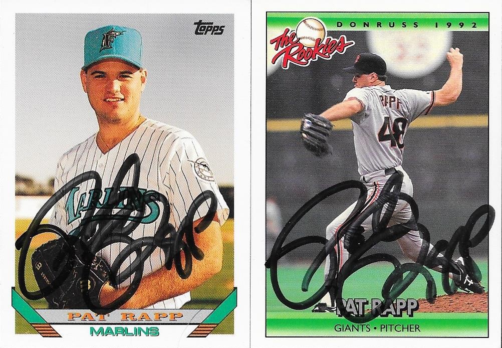 foul bunt: TTM Success - Pat Rapp