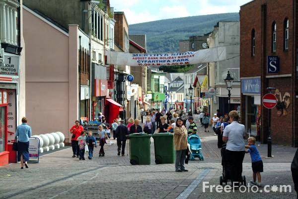 Places to Visit in Wales: Merthyr Tydfil in Wales.