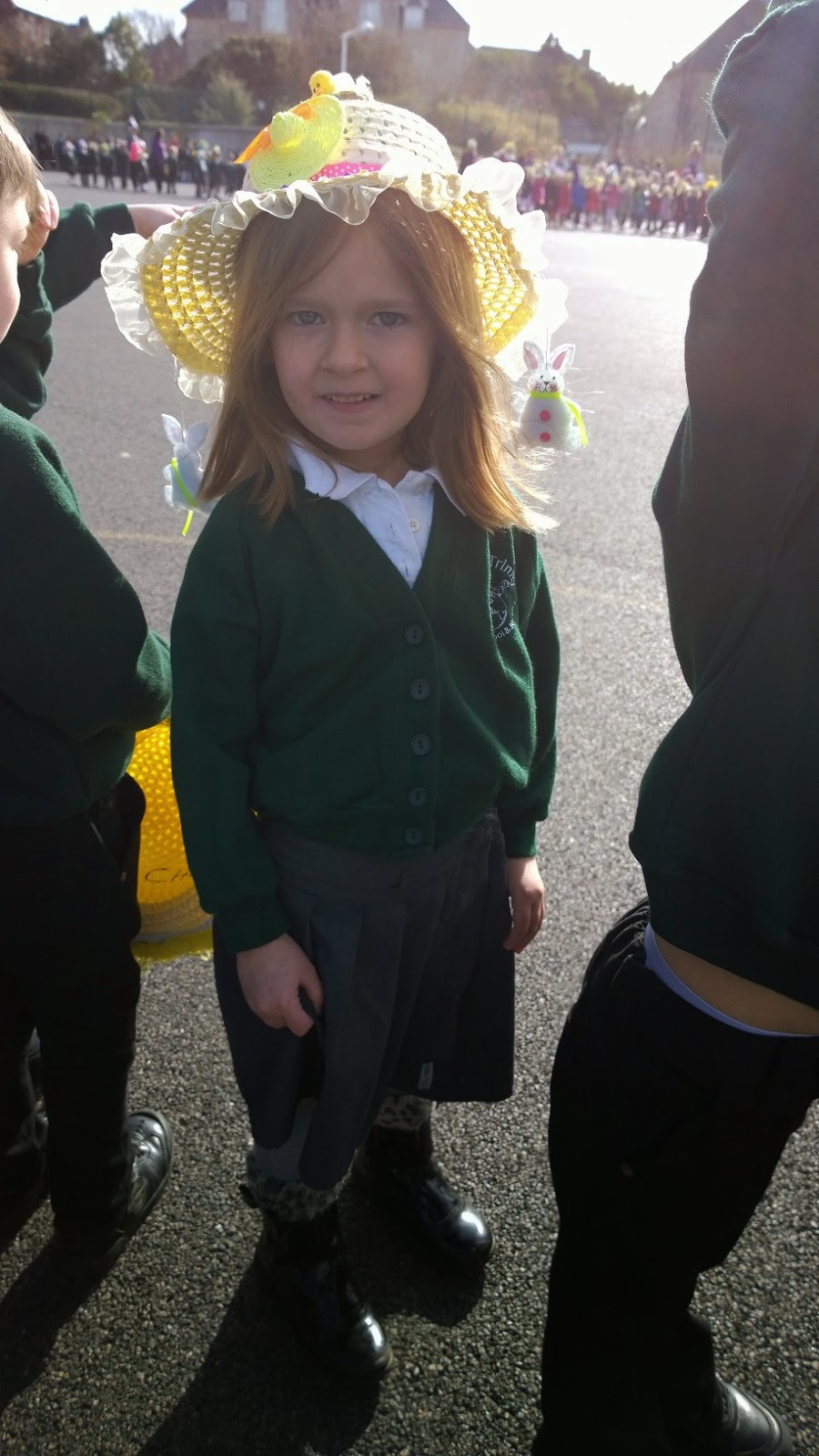 Sarah's World: Alisha's Easter Bonnet Parade and Aaron's first Easter ...