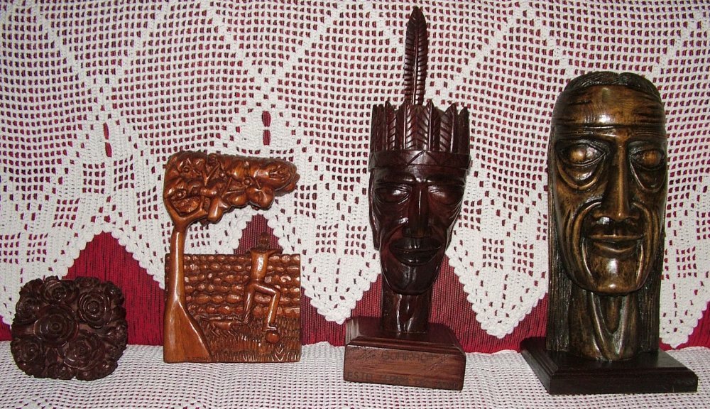 Artesanato em Madeira: Esculturas de madeira
