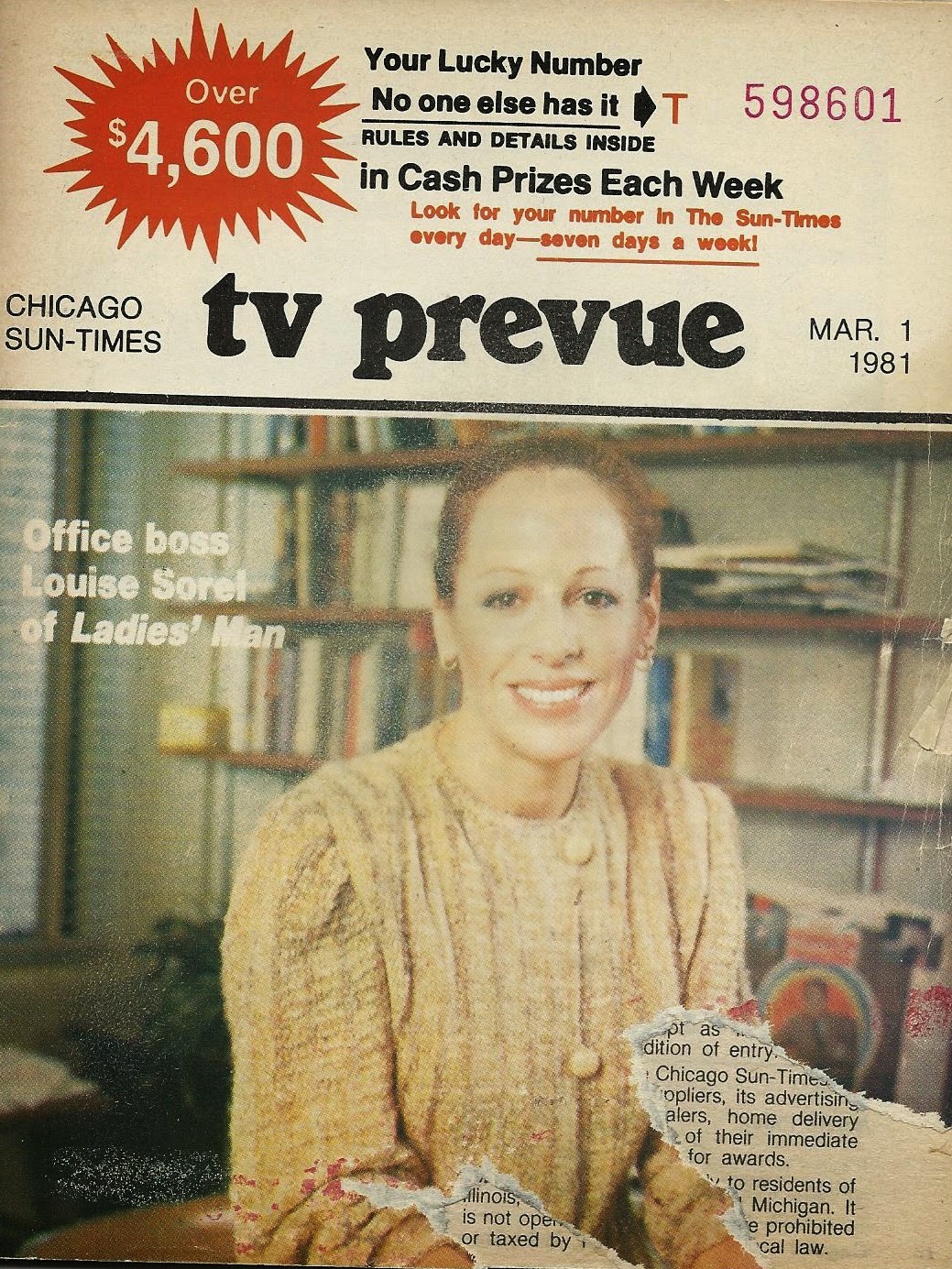 The TV Guide Historian: Cover of the Chicago Sun-Times' TV Prevue ...
