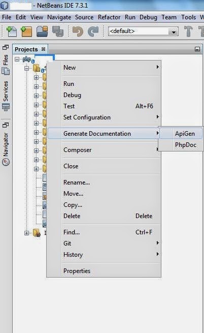 APIGEN - Netbeans Document Generater