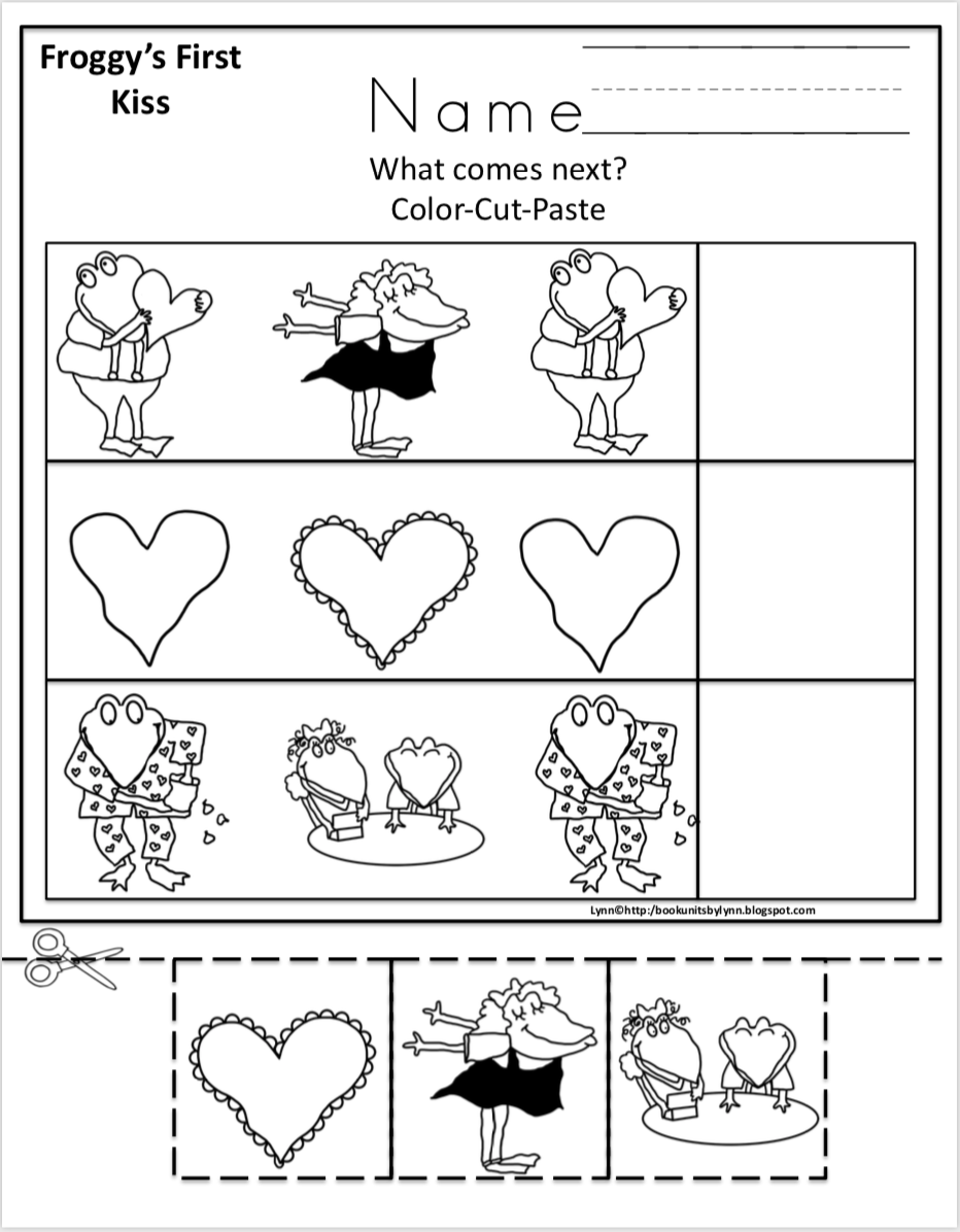 FROGGY'S FIRST KISS ~ Book Units by Lynn