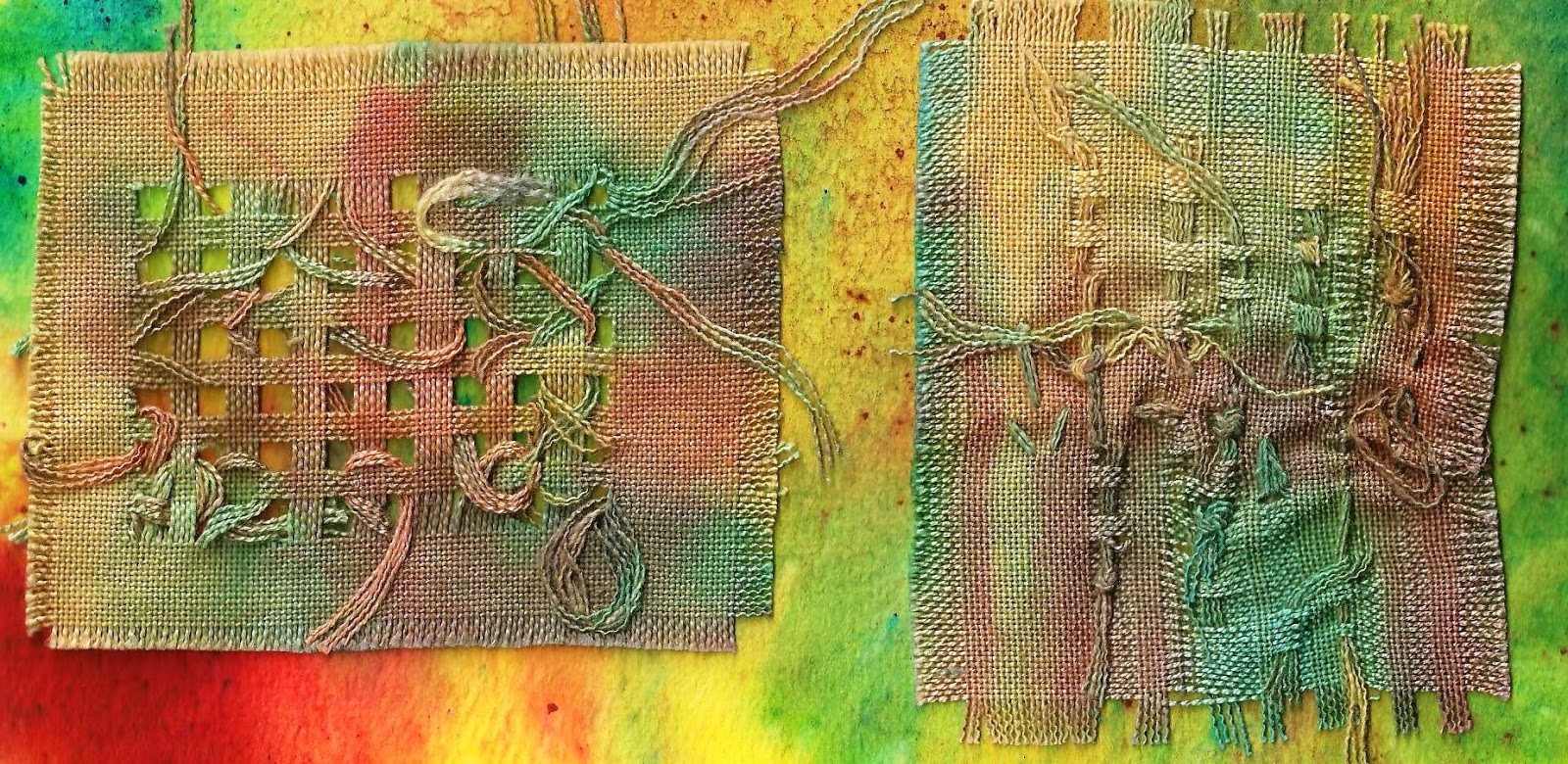 Stitch mark: Drawn Thread Work