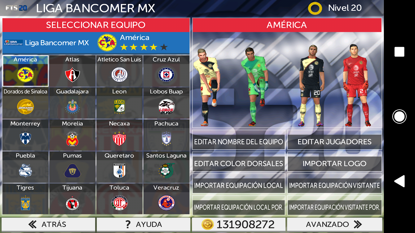 POR FIN! FIRST TOUCH SOCCER 2020 FTS20 OFFLINE 350MB LIGAS DE AMÉRICA Y ...