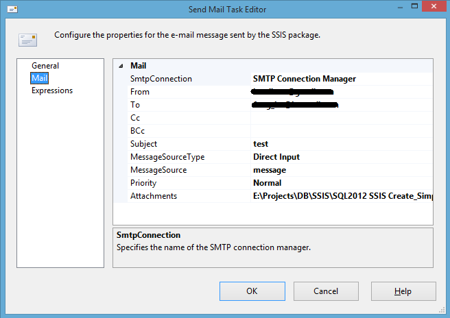 Information Technology: Sending mail from SSIS