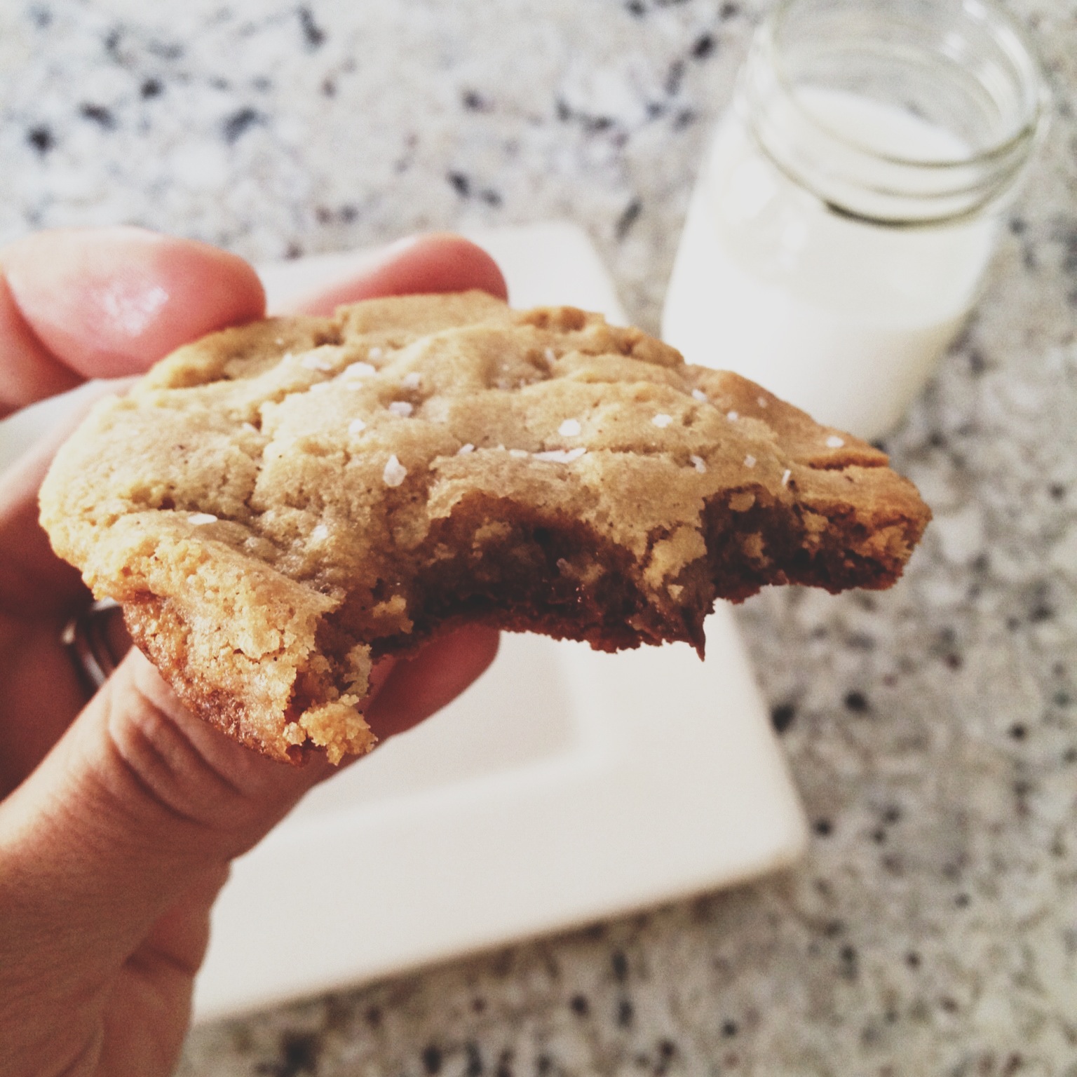 LIFE IS SWEET: Nutella-Stuffed Browned Butter Cookie
