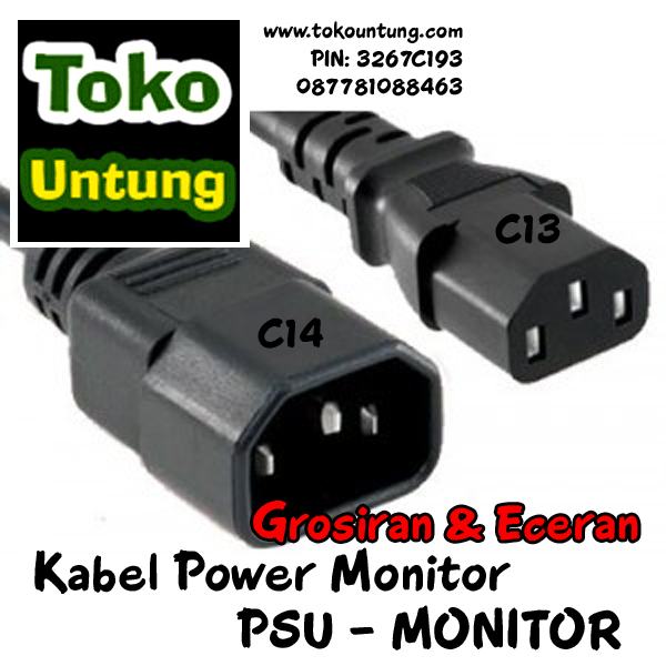 Kabel Power Monitor - PC | Informasi Harga Berbagai Macam Kabel