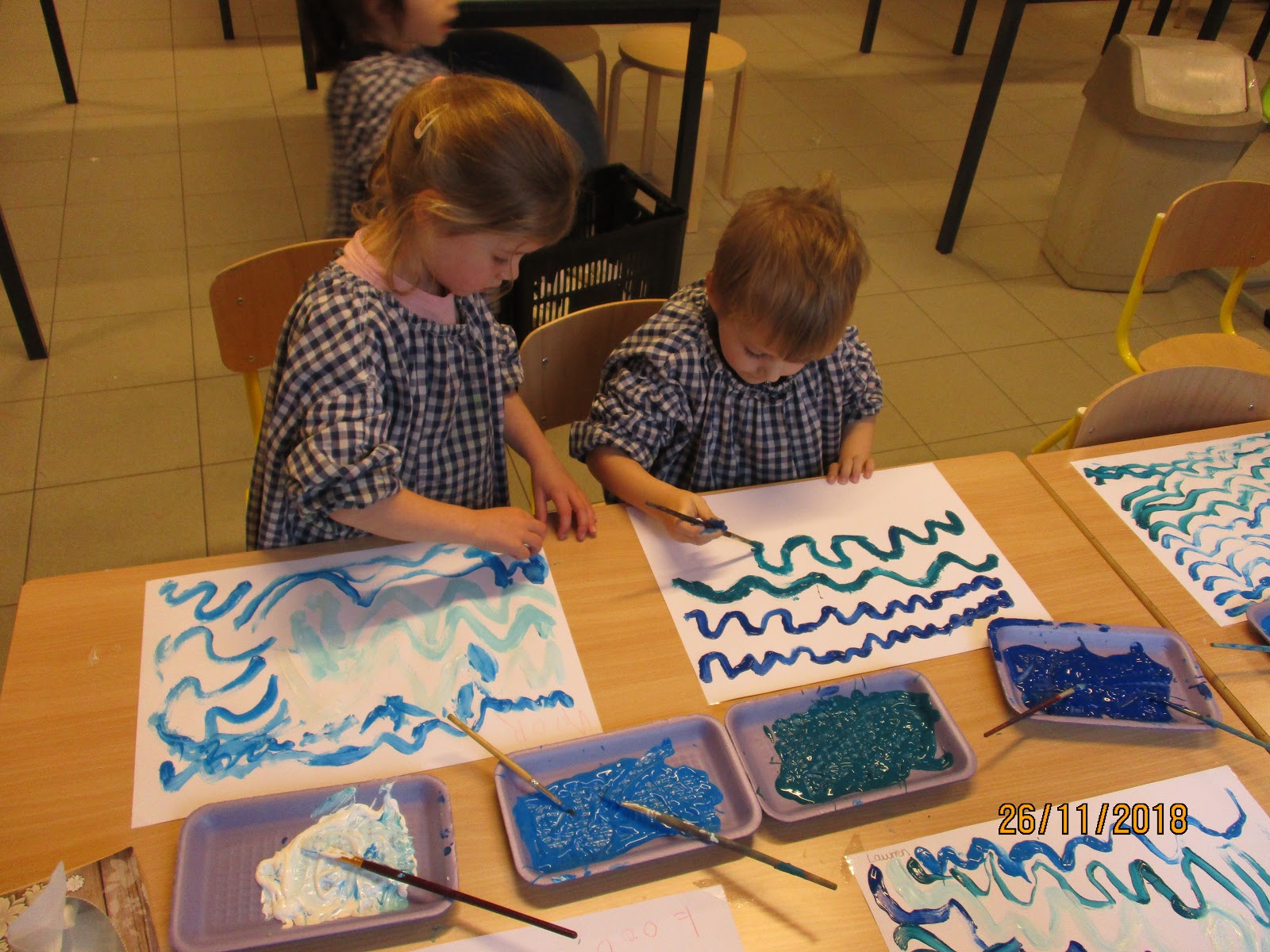 Loeloe : Schrijfdans K2 "De golven van de zee"