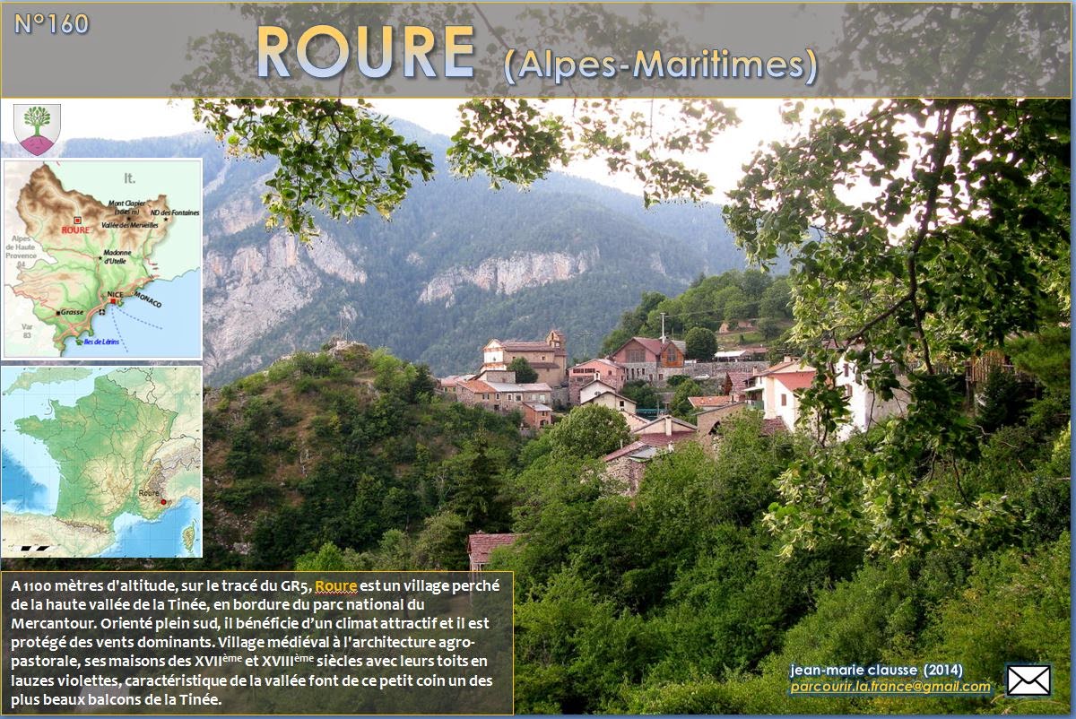 Parcourir la France: 160 - ROURE. (Alpes-Maritimes -06)