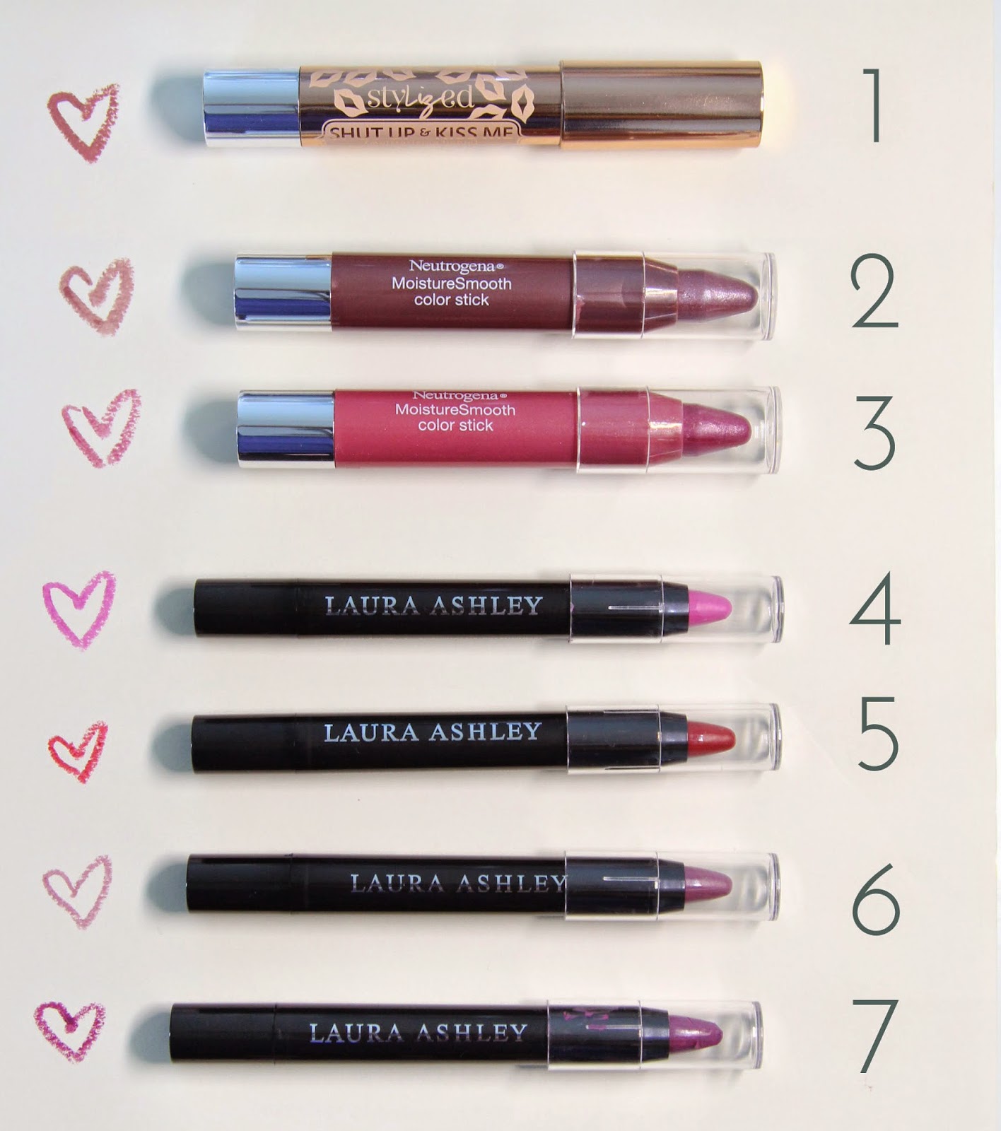 The Lip Series: Lip Crayons Part 2 | FLOSEASON