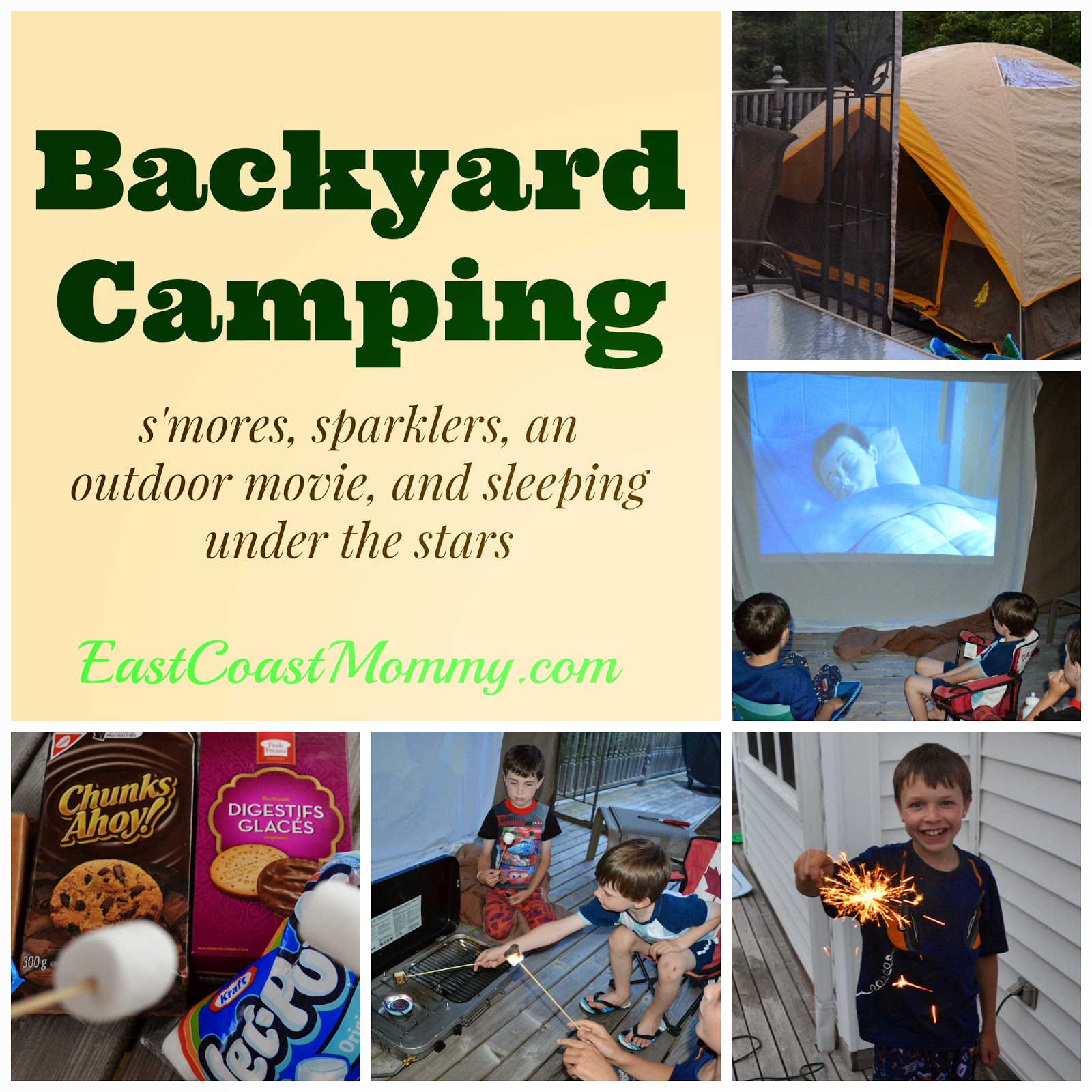 East Coast Mommy: 5 Backyard Camping "must haves"