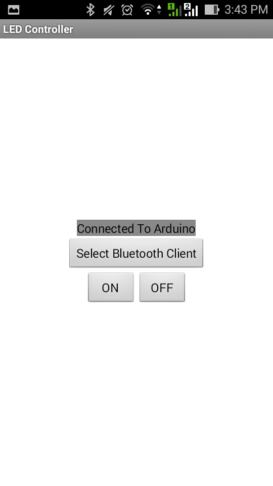Simple Arduino Program Create Android Apps To Control Arduino