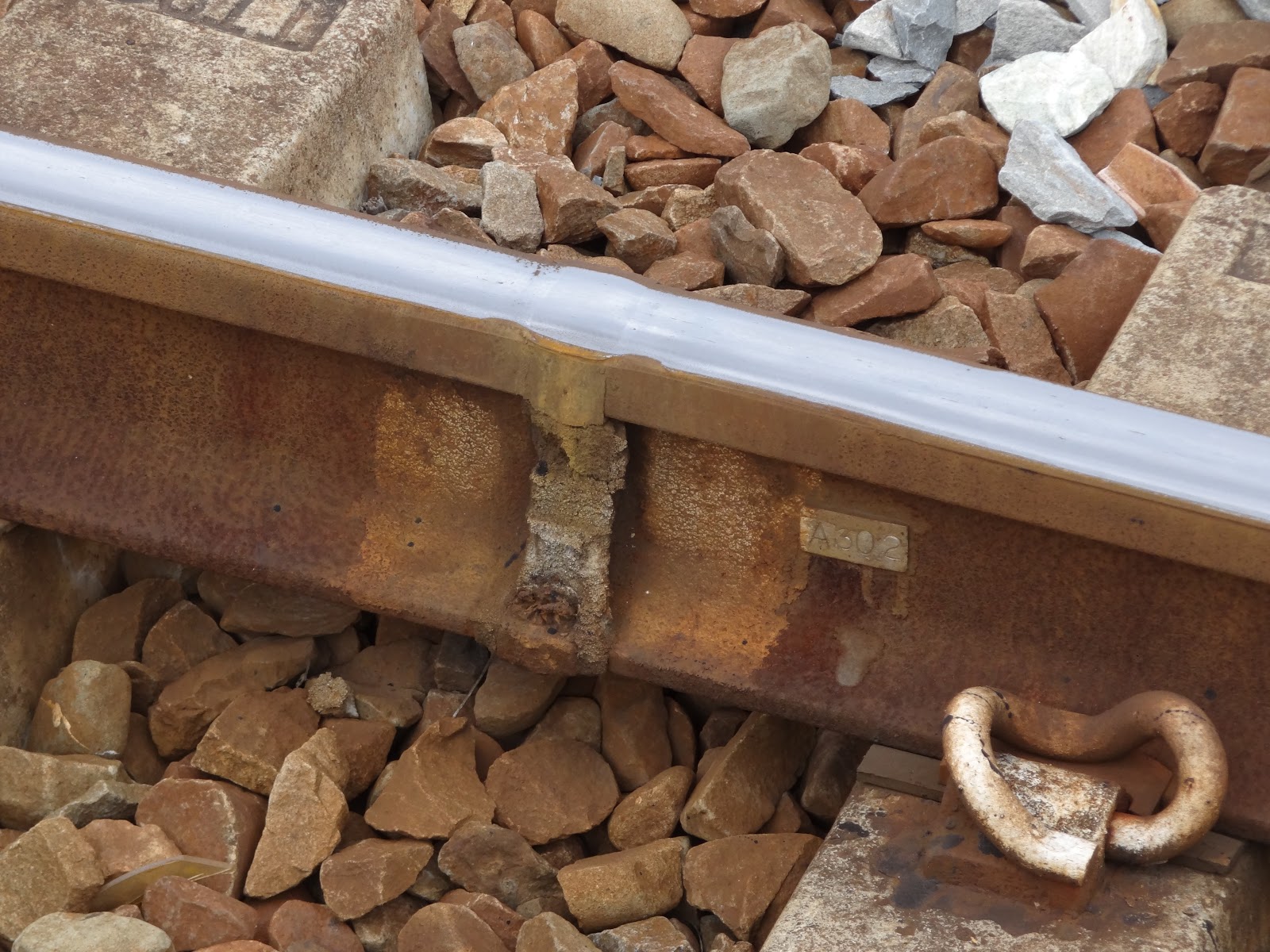 Blair's 鐵道攝影: 台鐵持續焊接鐵軌(長焊鋼軌) TRA Continuous Welded Rail，CWR