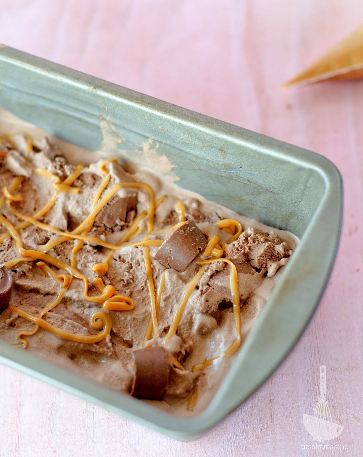 Chocolate Rolo Ice-cream — Bits of Sunshine