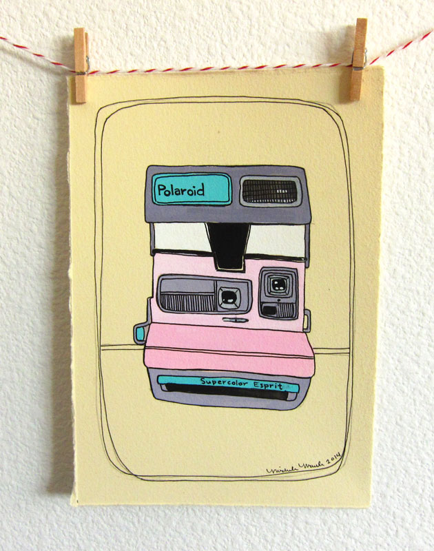 MicheleOriginals: Early 90's Vintage Camera Illustration