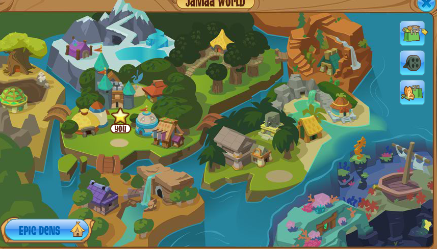 Animal Jam: The Jamaa Map