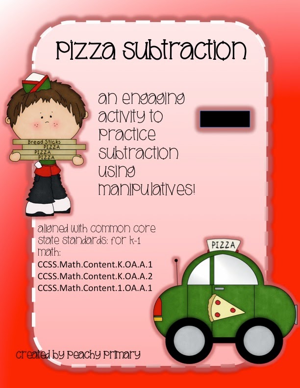 Peachy Primary: Pizza Addition and Subtraction!
