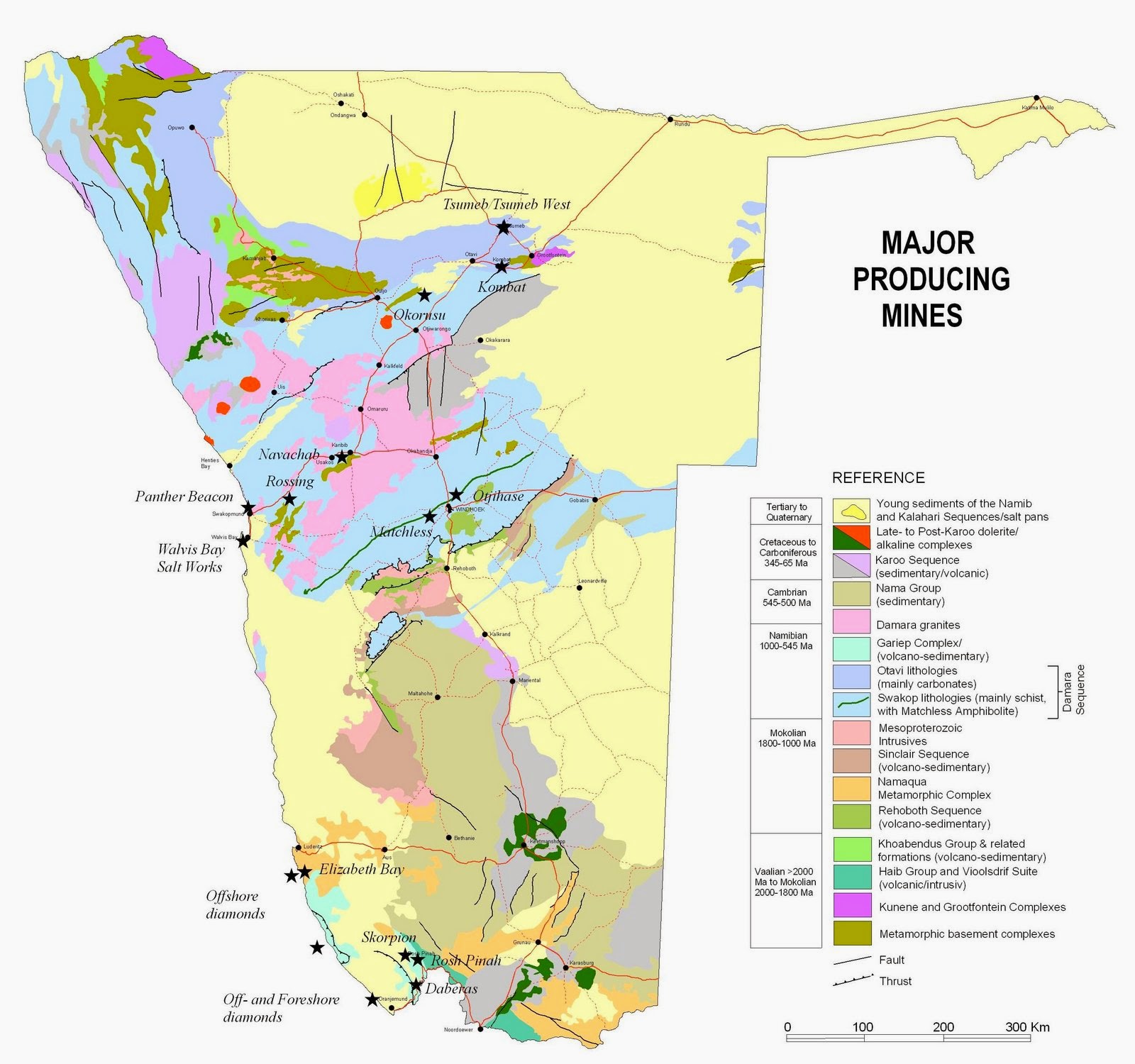 Spilpunt: Major Producing Mines in Namibia
