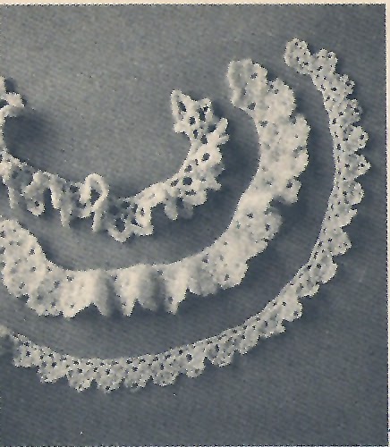 Vintage Knit Crochet Shop Talk: Crocheted Edgings Pattern, Vintage Style